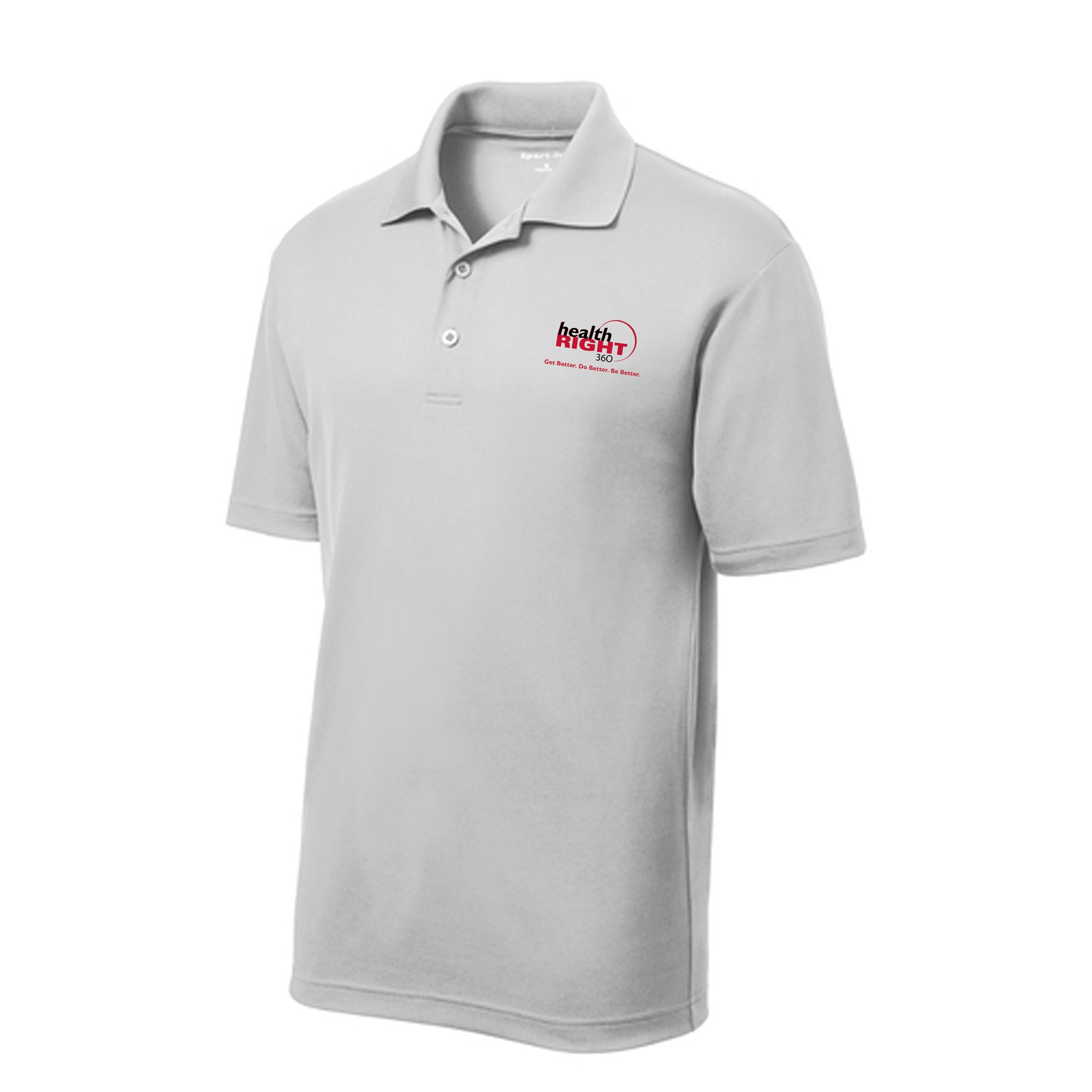 HR360 Logo Mesh Polo – Health Right 360